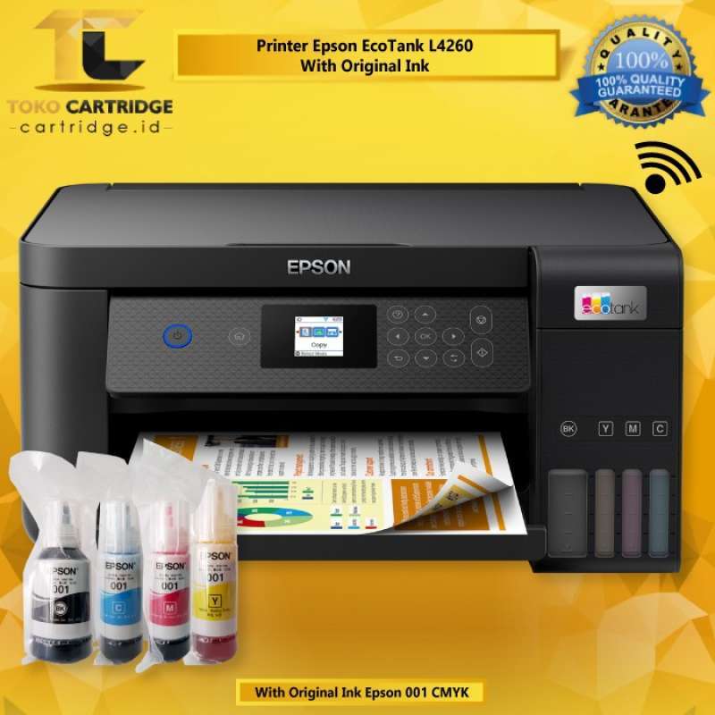 Promo Printer Epson EcoTank L4260 L 4260 A4 Wi-Fi Duplex All in One Ink ...