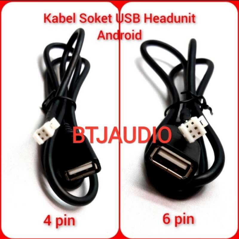 Promo KABEL SOKET USB HEAD UNIT ANDROID UNIVERSAL UNTUK SEGALA MERK ...