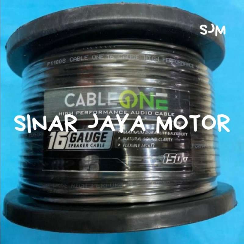 Promo CABLEONE KABEL SPEAKER MOBIL UKURAN AWG 16 AWG PER ROLL - SAESAW ...