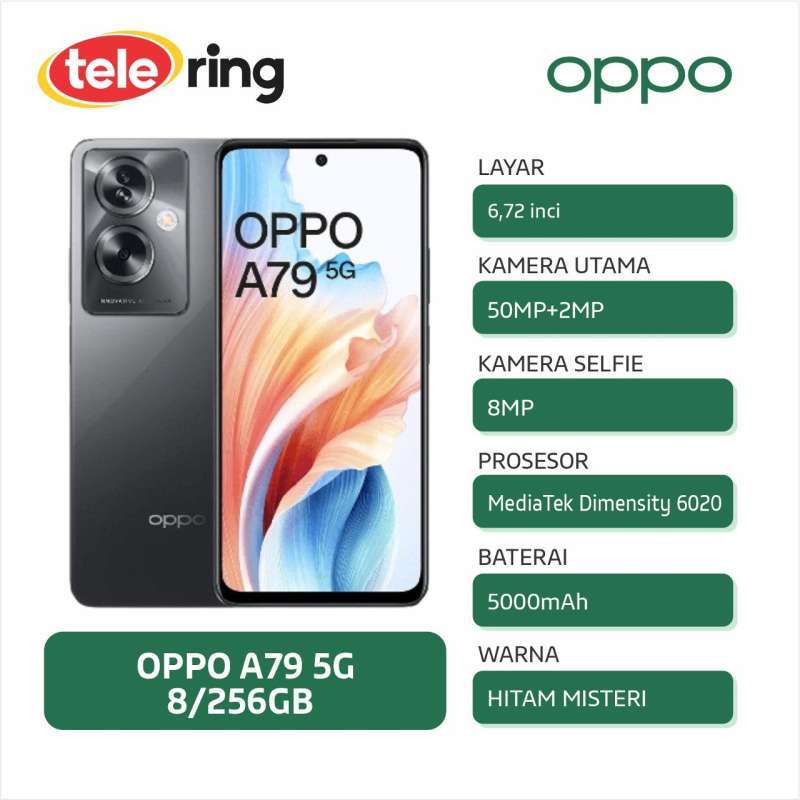 Jual OPPO CPH2557 A79 5G 8/256GB di Seller Telering Official Store ...