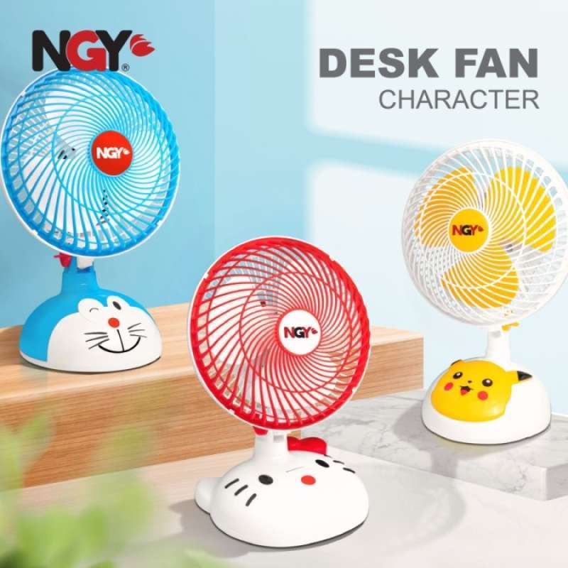 Jual NAGOYA Kipas Angin Meja Karakter 8 Inch / Portable Desk Fan NG-188 - Kumbang Hijau di ...