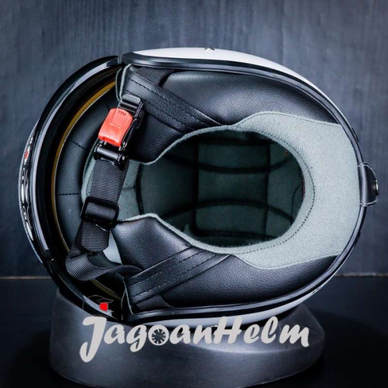 Jual Helm Retro Classic Mds Magnum Solid | White | Model Bogo Di Seller ...