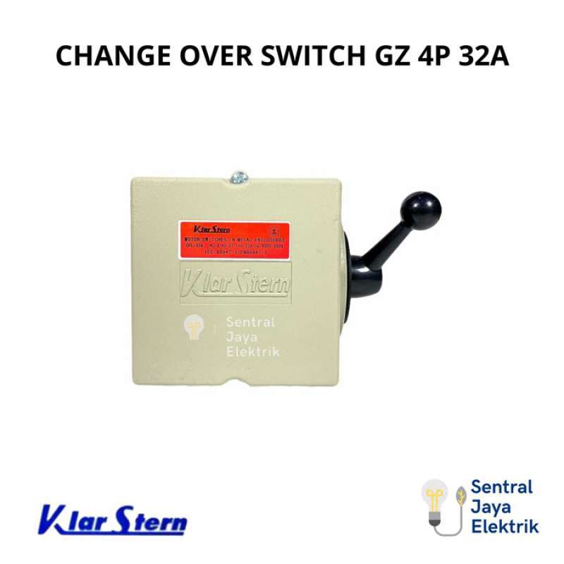 Promo Cos / Change Over Switch / Ohm Saklar 4p 32a Klar Stern Gz 32a ...