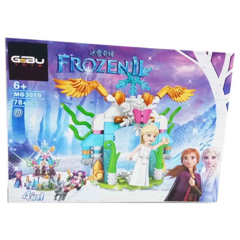 Promo Mg 3019-a -d Frozen Castle Series | Diy Brick Block Mainan Balok ...