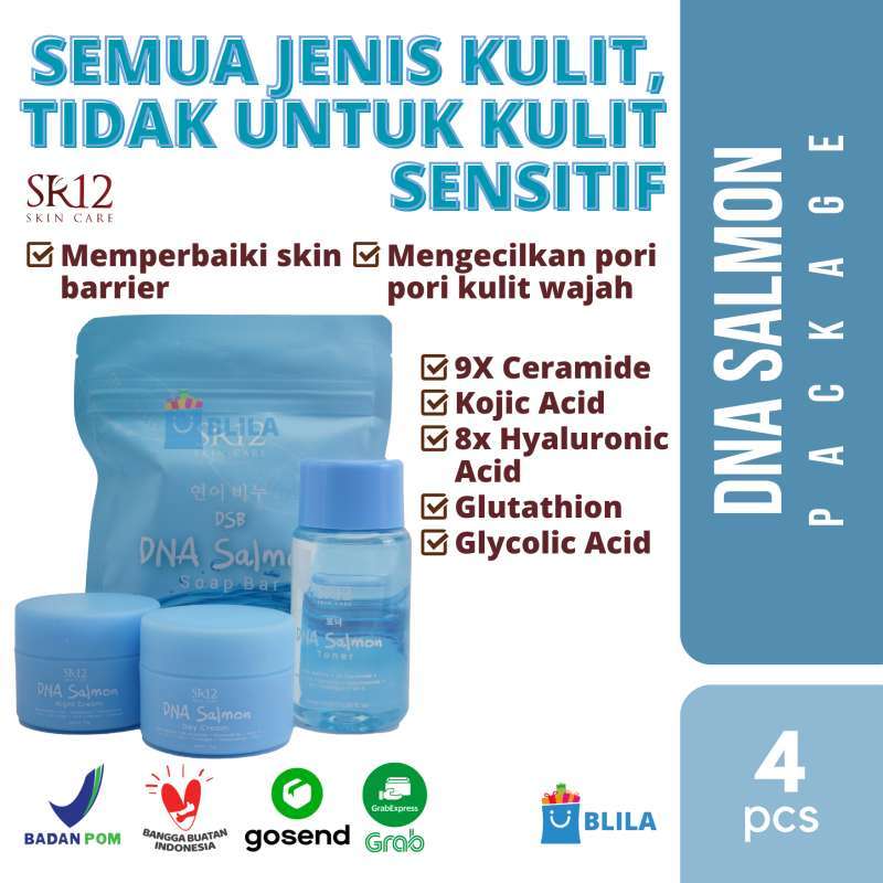 Promo Sr12 Dna Salmon Package Day Night Cream Spf 20 Di Lengkapi 9x Ceramide Membantu Menjaga ...