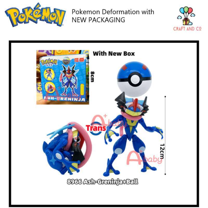 Promo Mainan Pokemon Pokeball Deformation Figure Satuan New Packaging ...