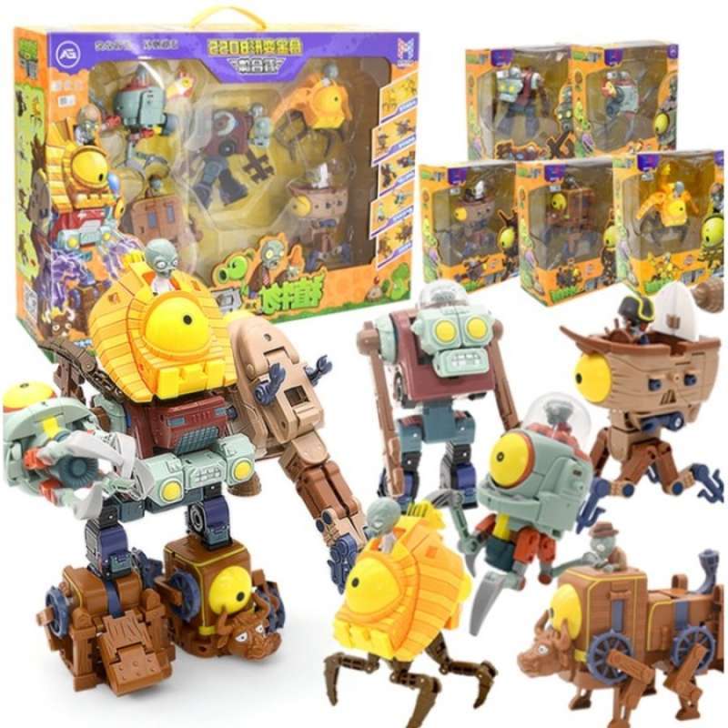 Promo Mainan Plants Vs Zombies Toys Deformation Robot King Kong Mecha ...
