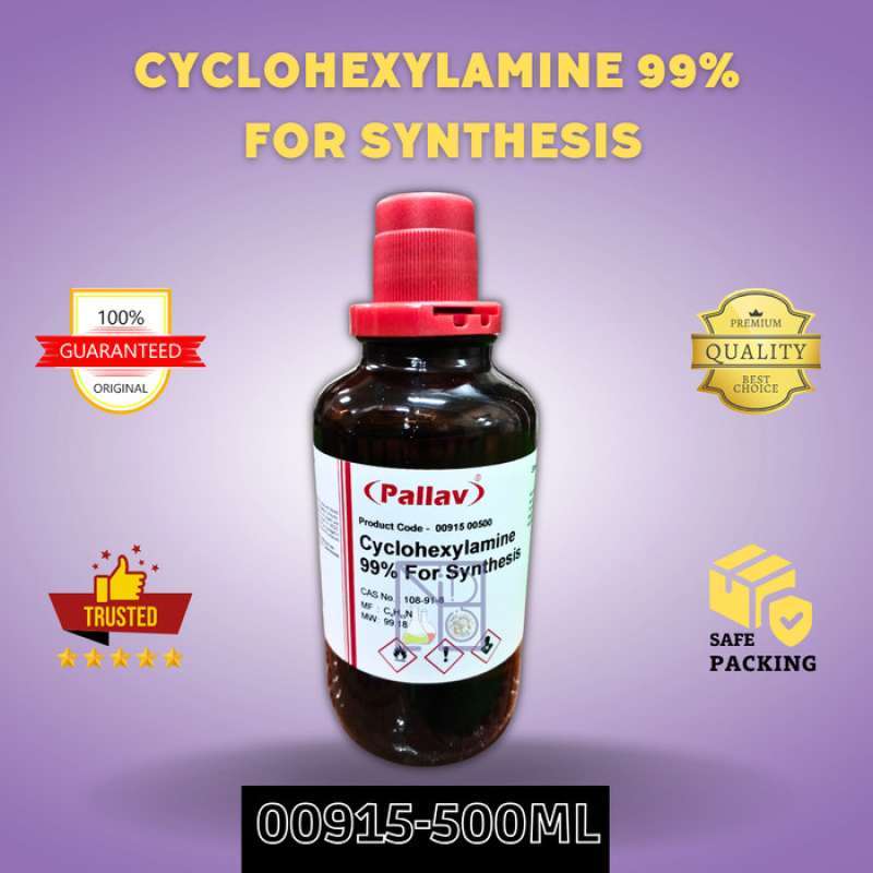 Promo Cyclohexylamine 99%, For Synthesis | C6h13n, 500 Ml Diskon 9% Di ...