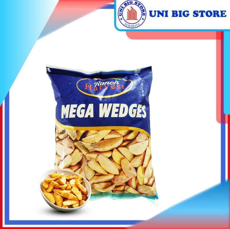 Jual Ranch Harvest Potato Mega Wedges French Fries 1 Kg Kentang Goreng ...