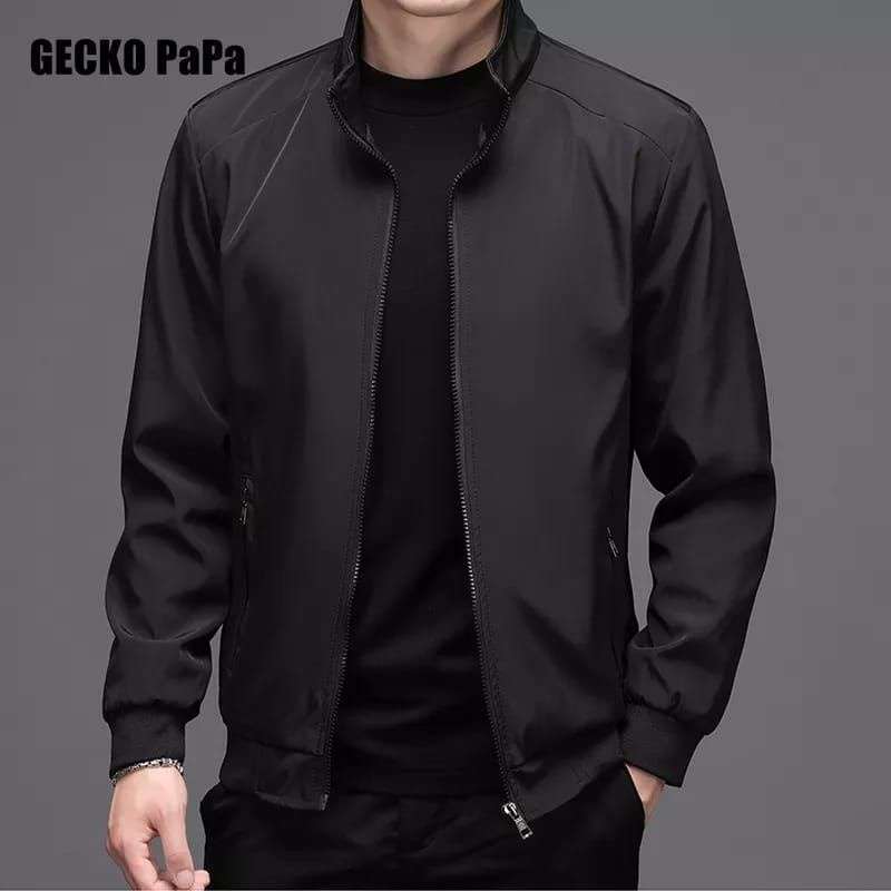 Promo Wolfstreet Jaket Pria Casual Simple Black_label / Jaket Motor ...