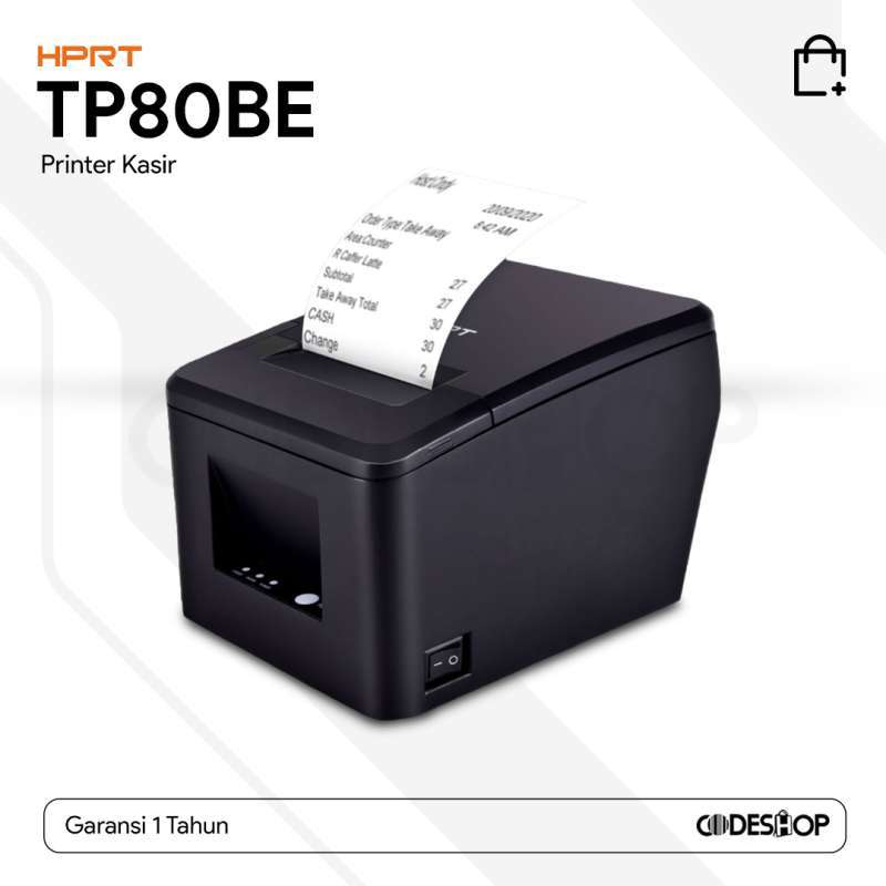 Jual Hprt Tp80be Printer Pos 80mm Cetak Struk Kasir Thermal Usb Serial Lan Di Seller Codeshop ...