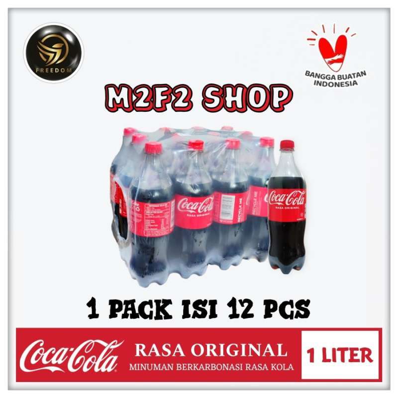 Promo Coca Cola Minuman Bersoda Botol Plastik Pet - 1000 Ml | 1 Liter ...