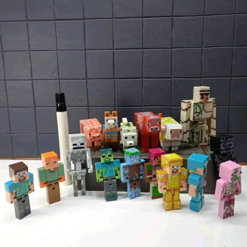 Jual Gantungan Kunci Minecraft Keychain Mine Craft V2 Mainan Anak ...