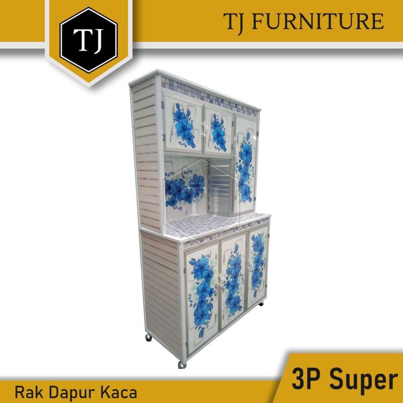 Jual Rak Piring Plastik Pvc Alumunium / Kitchen Locker / Lemari Dapur 3 ...