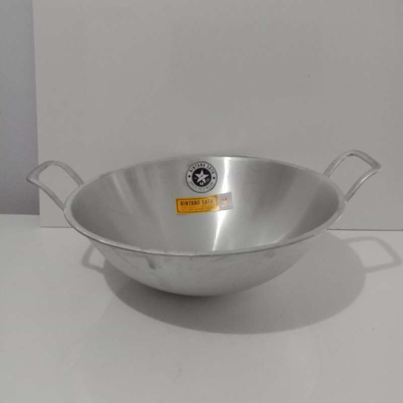 Promo Wok Pan Diameter 22 Wajan Cekung Tradisional Murah Tebal ...