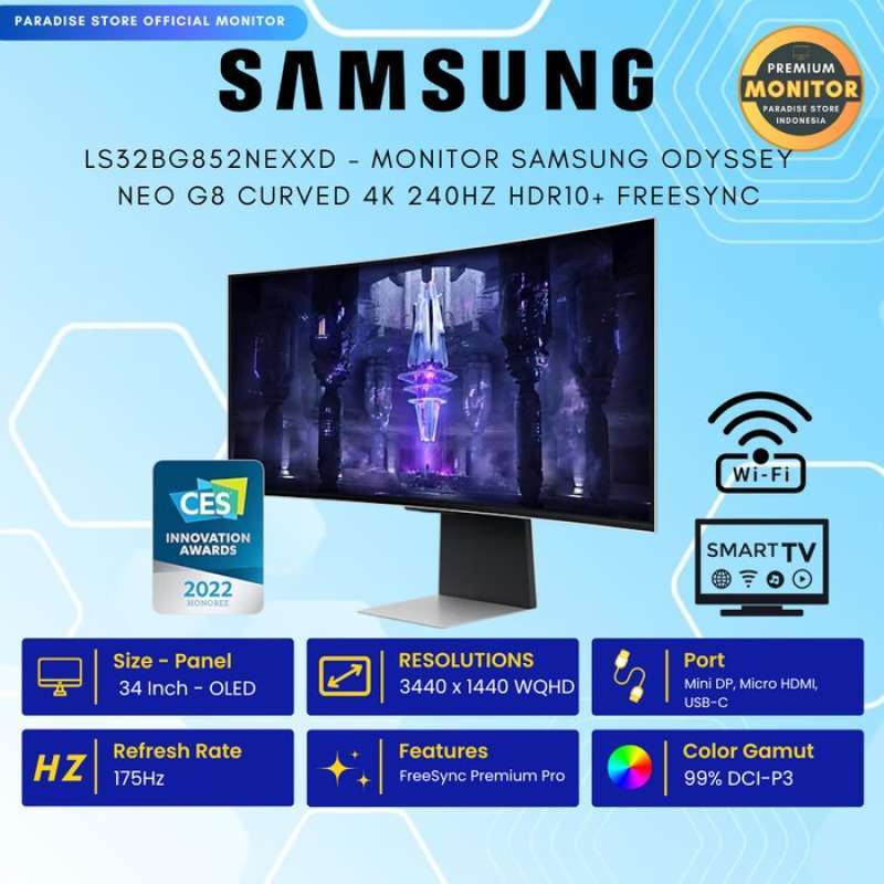 Jual Samsung Odyssey G8 Oled Original Murah - Harga Diskon Juli 2024 ...