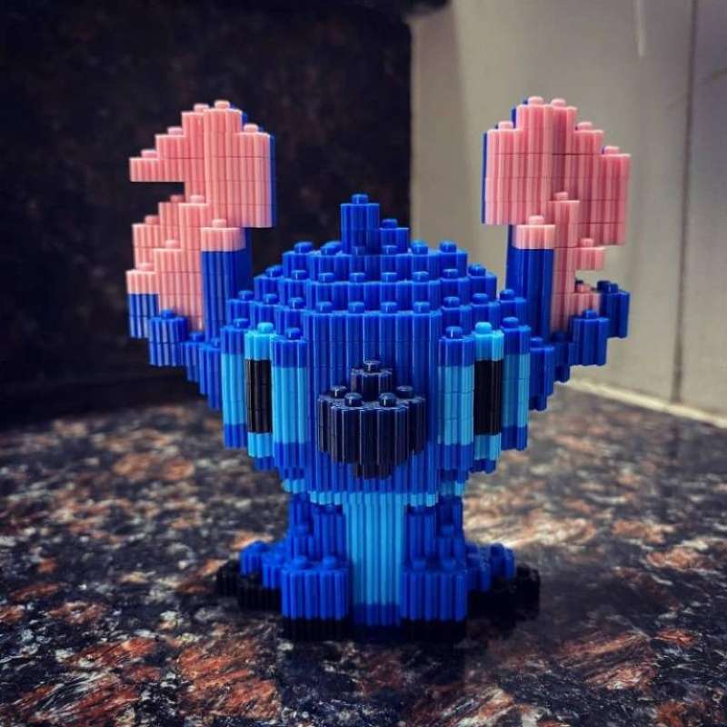Jual Meng Dong Li Mainan Balok Susun Stitch Disney Lego Figure 750 ...