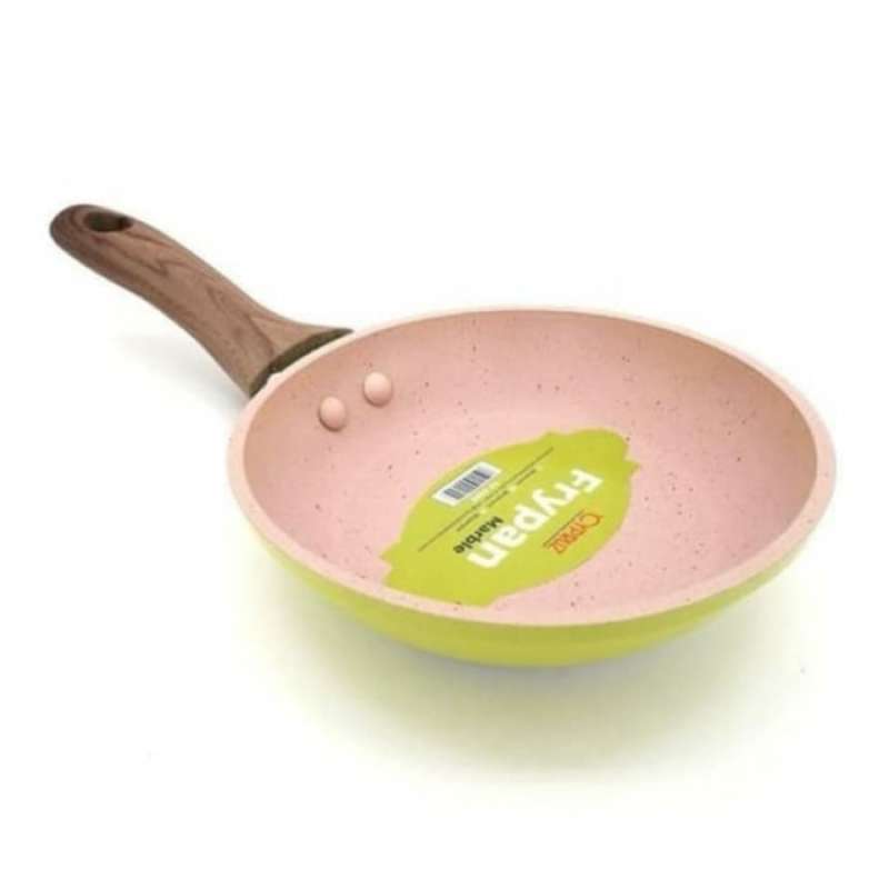 Promo Cyprus Fp0690 Frypan 12cm Coating Marble Kayu Teflon Penggorengan ...