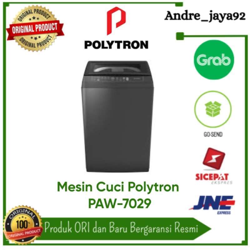 Jual Mesin Cuci 1 Tabung Top Loading Polytron Paw-7029y Di Seller Andre ...
