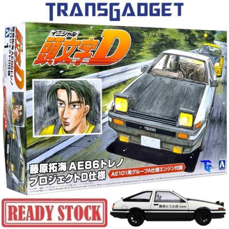 Promo Aoshima Initial D Takumi Fujiwara - Ae86 Sprinter Trueno 1/24 ...