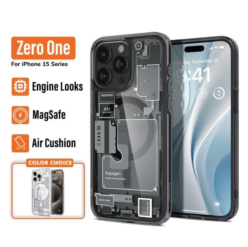 Promo Case iPhone 15 Pro Max Plus Spigen Ultra Hybrid Zero One MagSafe ...