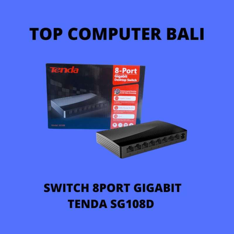 Jual Switch Hub 8 Port Gigabit Tenda Di Seller Top Computer Bali ...