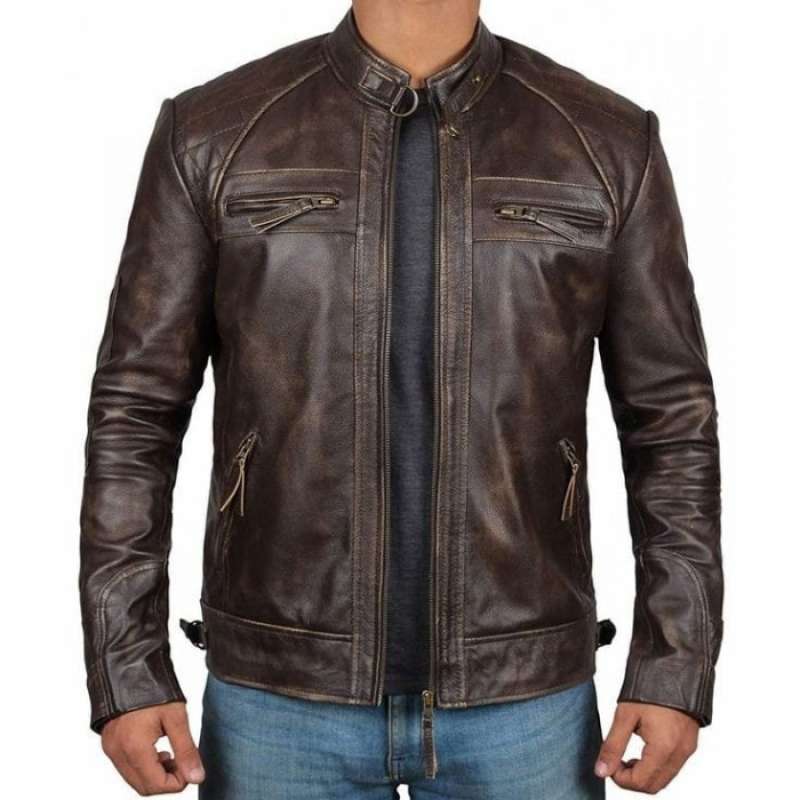Promo Wolfs Jaket Kulit Pria Terbaru/ Jaket Kulit Spinil Warna Cokelat ... Promo Wolfs Jaket Kulit Pria Terbaru/ Jaket Kulit Spinil Warna Cokelat ...