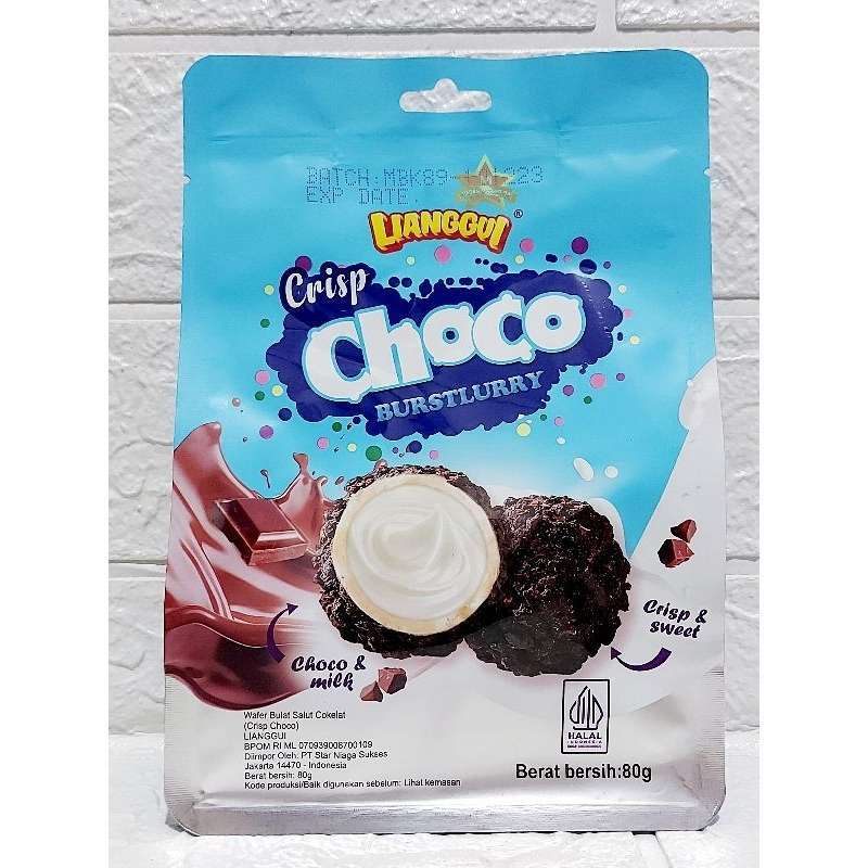 Jual [halal] Lianggui Crisp Choco Burstlurry 80gr | Crispy Choco ...