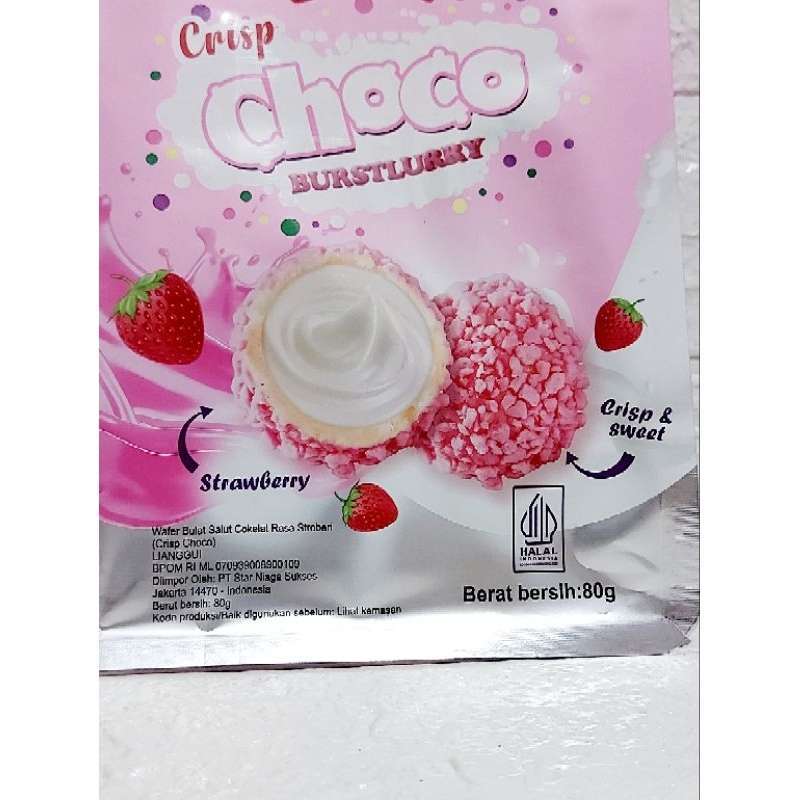 Jual [halal] Lianggui Crisp Choco Burstlurry 80gr | Crispy Choco ...