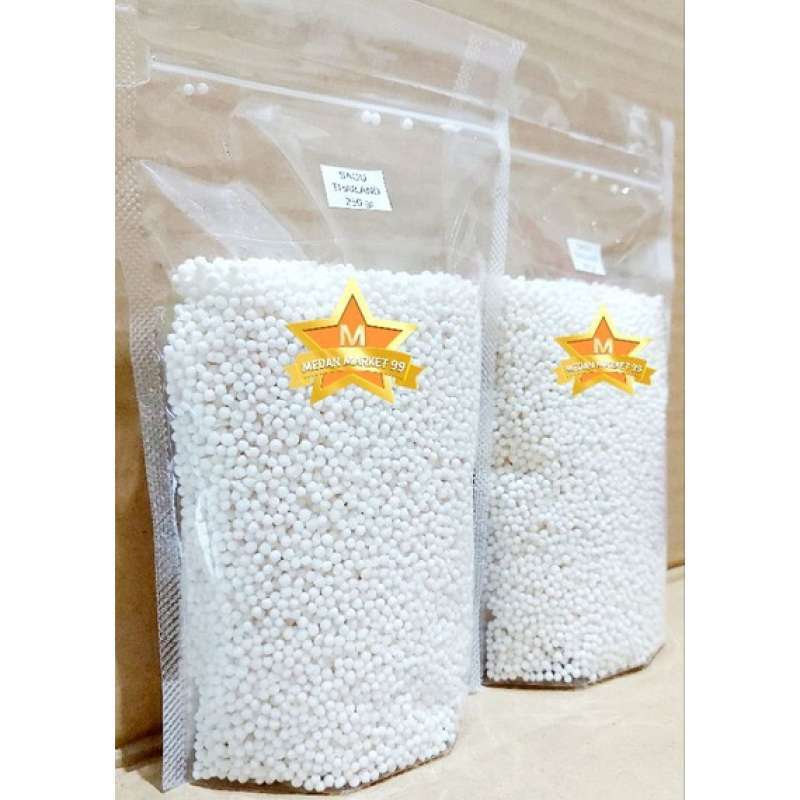 Jual Sagu Mutiara & Sagu Warna Thailand 250g | Sago Seeds | Pacar Cina ...