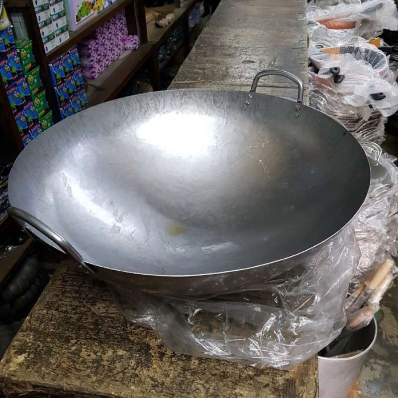 Promo Wajan Besi /iron Wok 50 Cm Hongkong Diskon 9% Di Seller Alfesa ...