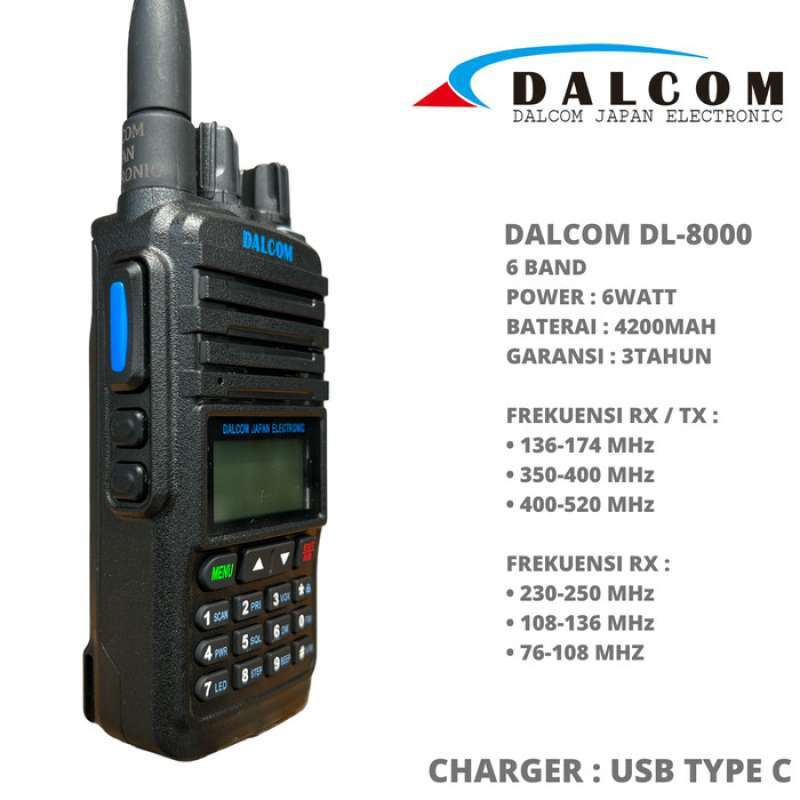 Promo Ht Dalcom Japan Dl-8000 Ht Handy Talky Ht Vhf Dan Ht Uhf - Ht Dl ...