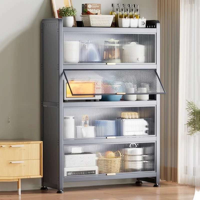 Jual Lemari Dapur Lemari Piring Minimalis Rak - 5l P80cm Putih Di ...