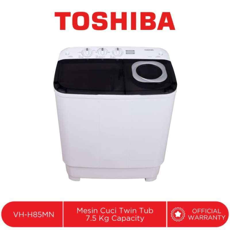 Promo Toshiba Mesin Cuci Twin Tub Vh-h85mn 7.5kg Mesin Cuci 2 Tabung ...