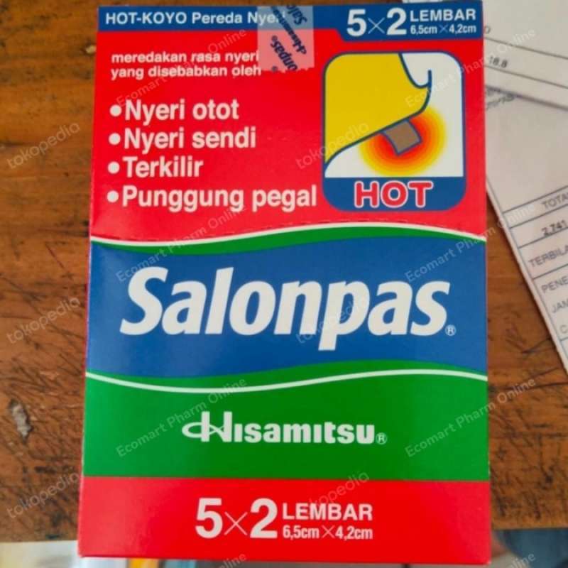 Promo Salonpas Koyo Hot Harga Box Salonpas Koyo Merah Panas Diskon 33% ...