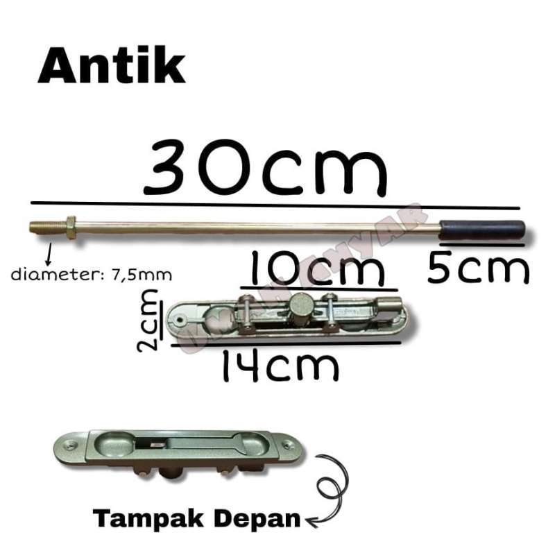 Jual Grendel Tanam Pintu Aluminium Alumunium Flush Bolt Dekson Fb508 ...