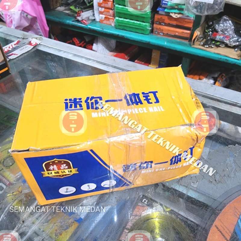 Jual 200pcs Paku Tembak Beton Tembok Mini Boset Ramset Stampset Gun 200 ...