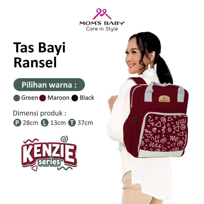 Promo Mom's Baby Tas Bayi Ransel Kenzie Series Mbt3073 Diskon 50% Di ...