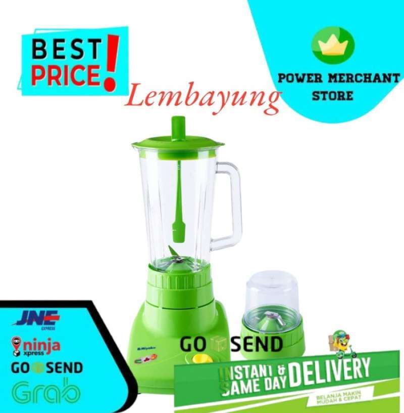 Promo Miyako Bl-301 Pl Blender Plastik 1.0 Liter 2in1 - Hijau Diskon 32 ...