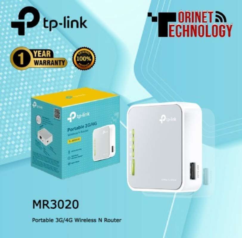 Promo Tl-mr3020, Portable 3g/4g Wireless N Router Diskon 23% Di Seller ...