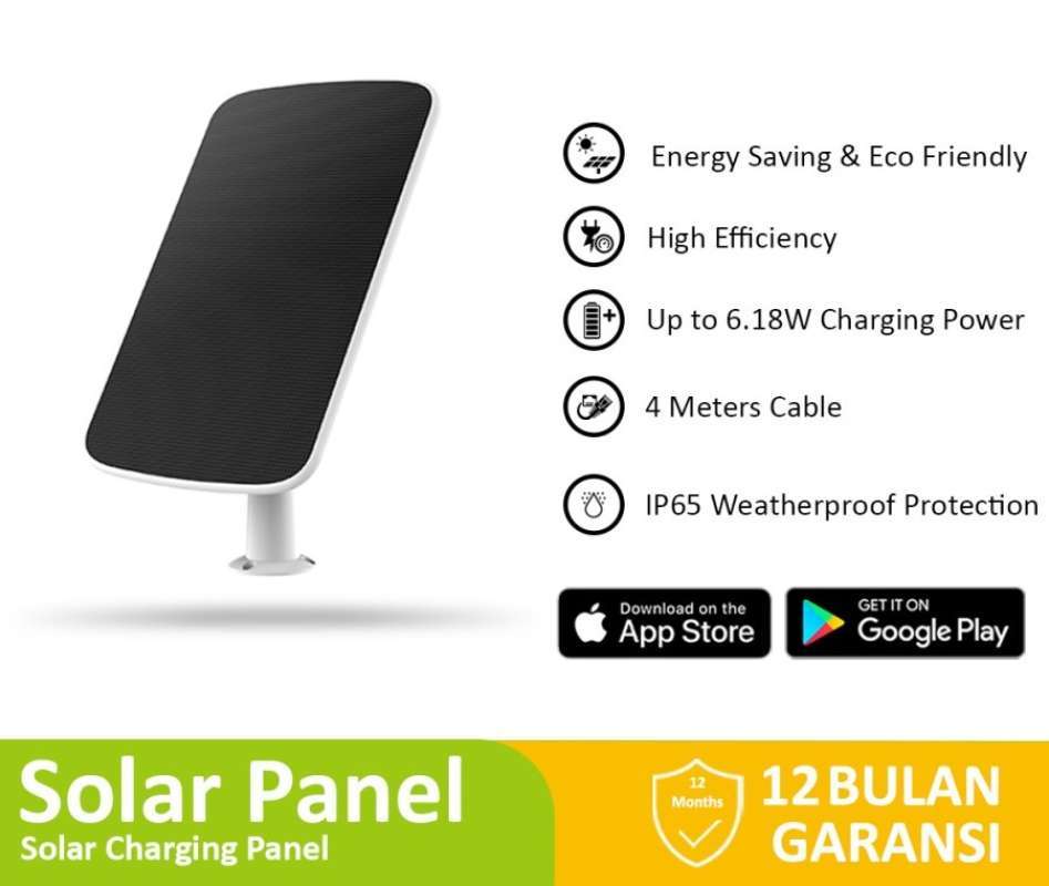 Jual Solar Panel Ezviz Solar Panel-c Outdoor - Solar Panel-e（type-c) Di ...