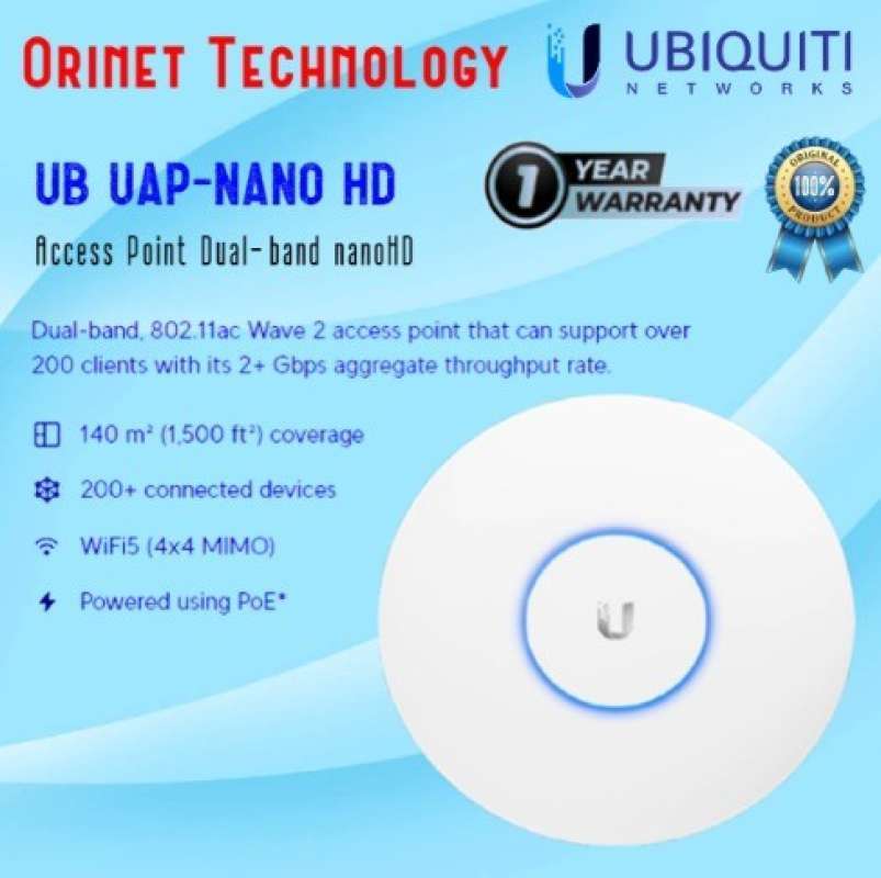 Promo Ubiquiti Uap-nano-hd Unifi Nano Hd Diskon 23% Di Seller Praptuma ...