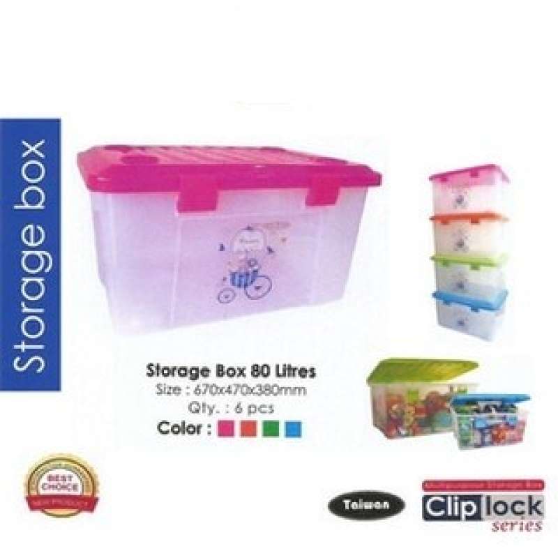 Promo Clip Lock Container Box Kontainer Kotak Penyimpanan Tutup Engsel ...