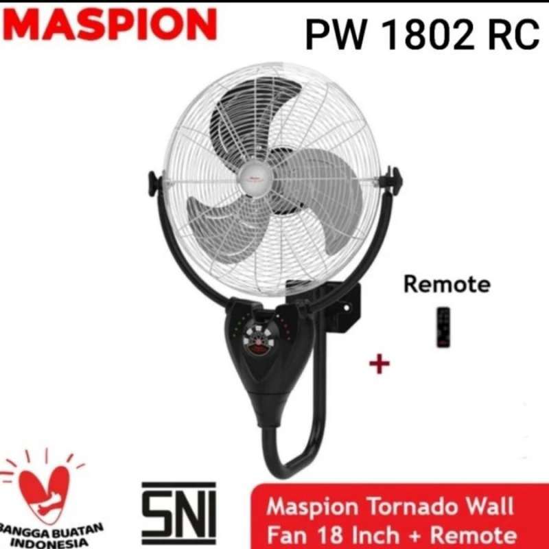 Jual Wall Fan Maspion Power Fan Maspion Pw 1802 Kipas Dinding Remote ...