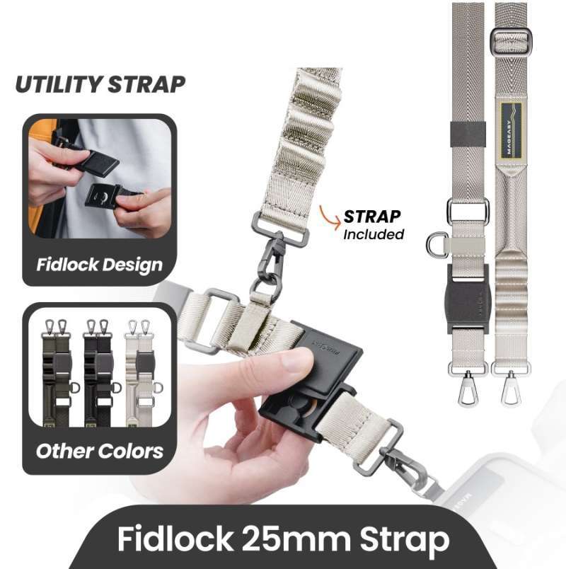 Promo Mageasy Fidlock Strap 25mm Snap Lanyard Gantungan Tali Hp ...