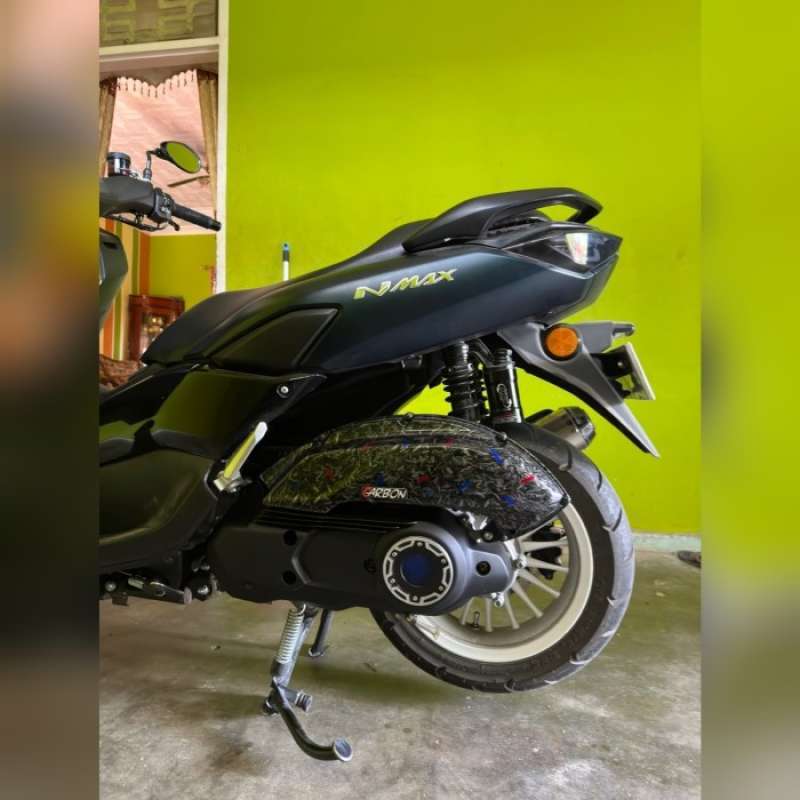 Promo Cover Cvt Custom New Aerox Connected New Nmax - Biru, Single Gear ...