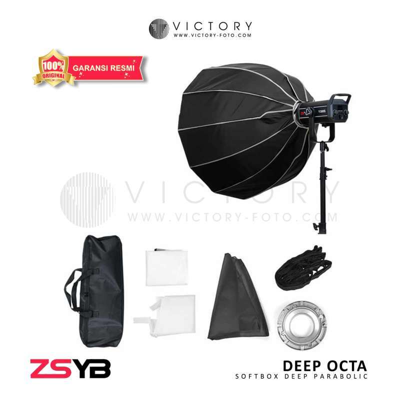 Jual Softbox Zsyb Deep Octa Parabolic 90cm, 65cm, 45cm Dengan Honeycomb ...