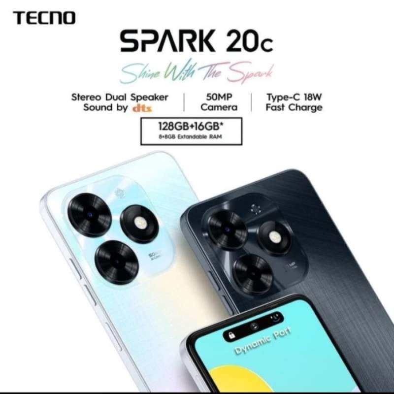 Jual Techno Spark 20 C 8 Spesifikasi Original, Murah & Diskon Harga Mei ...