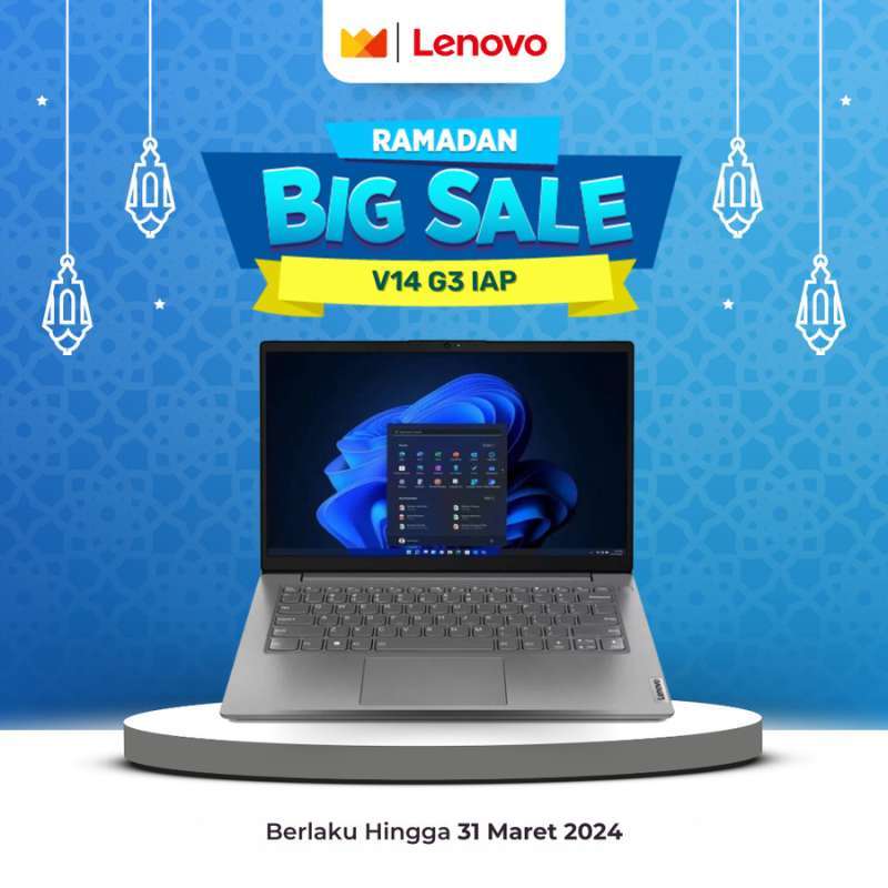 Jual Lenovo Laptop V14-g3-iap / I3-1215u / 8gb / 256gb / Win11 82ts00amid Di Seller Raja It ...