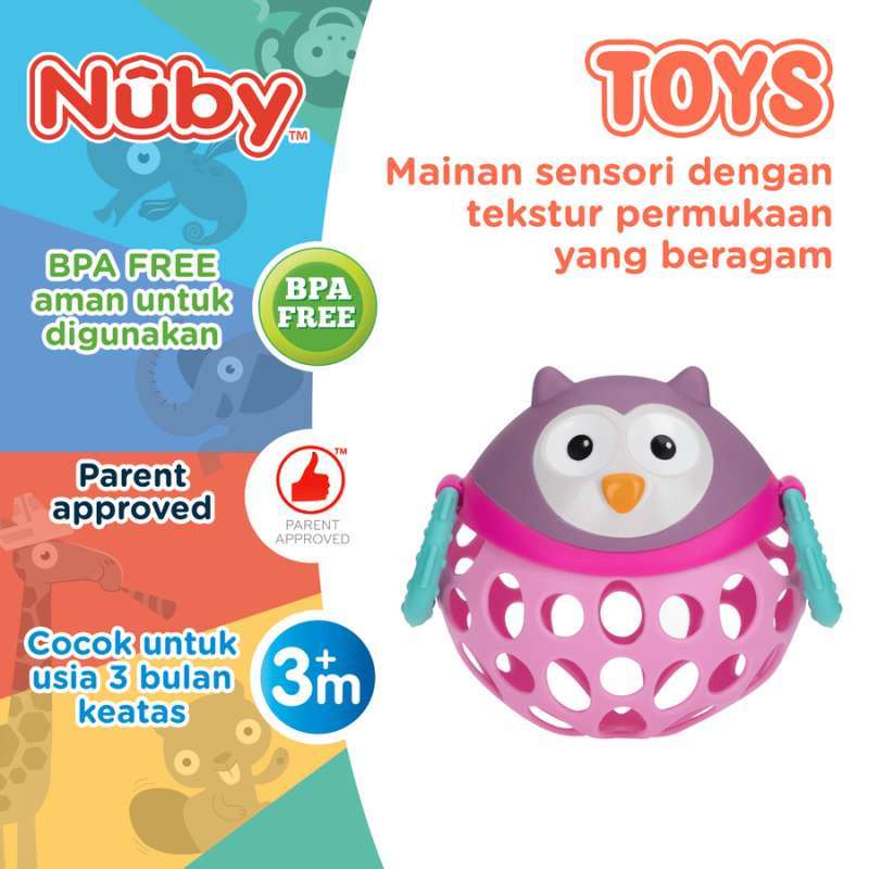 Jual Mainan Anak Sensorik / Rattle Toys / Nuby Baby Silly Shaker Toy ...